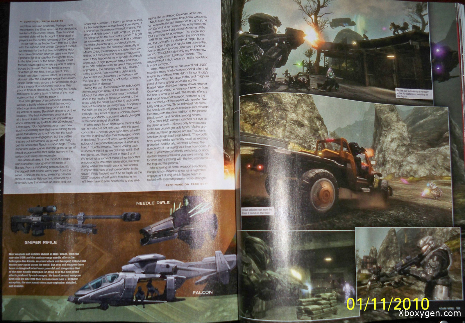 Halo Reach : les scans Game Informer