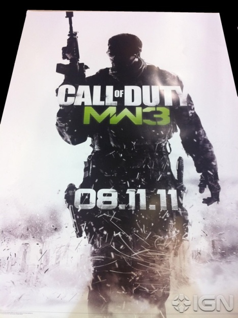Modern Warfare 3 : sortie le 8 novembre 2011