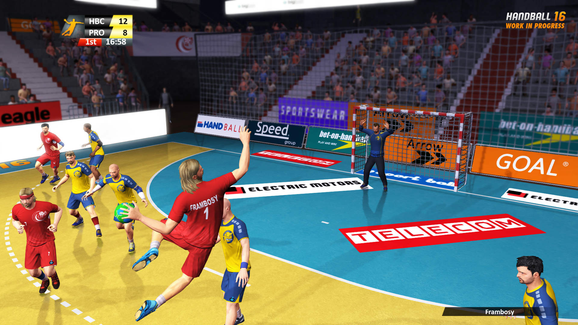 Handball 16 se montre en images et vidéo des développeurs