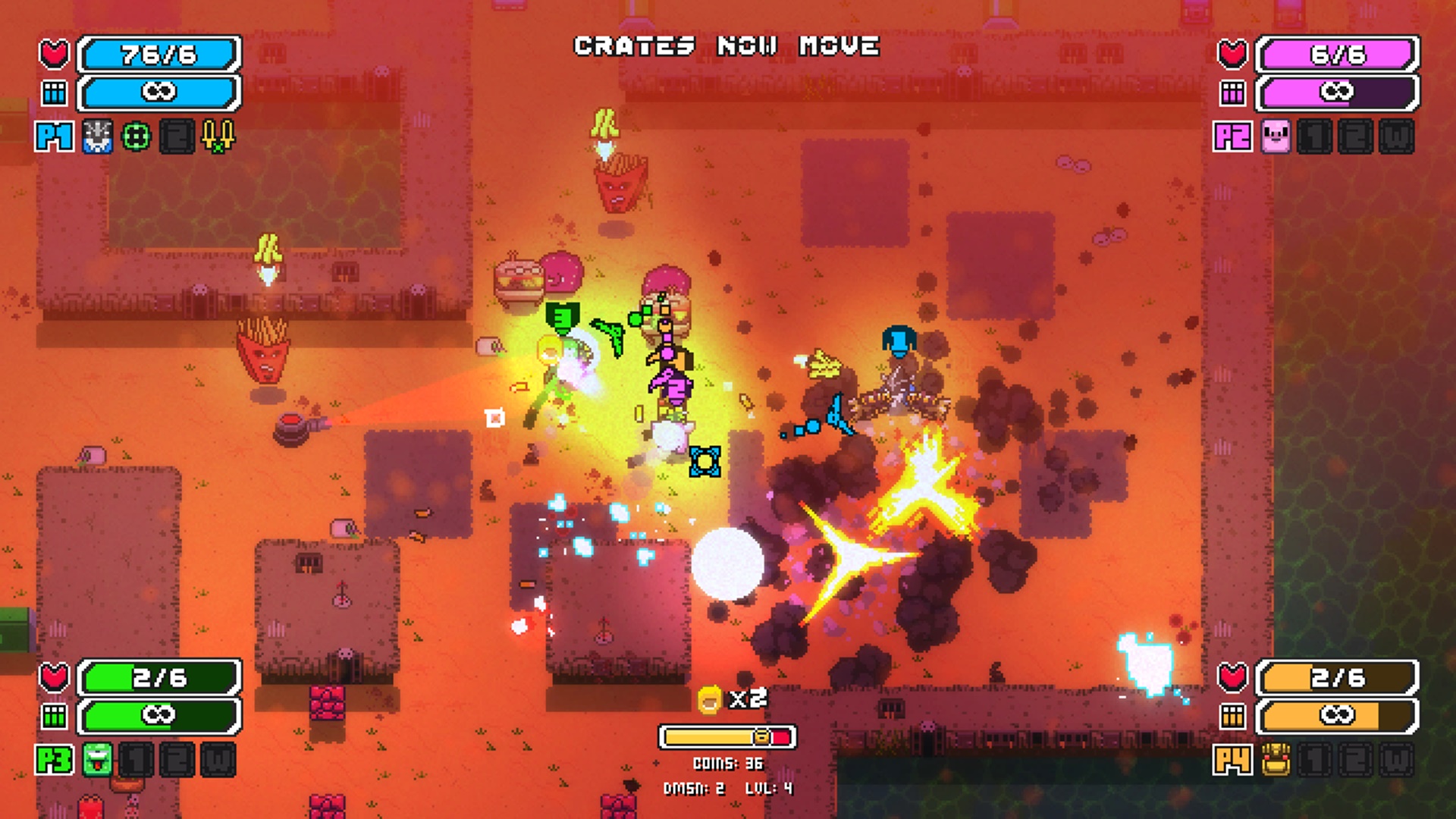 Space Jammers : un shoot 'em up indépendant entre Galaga et Gauntlet 2