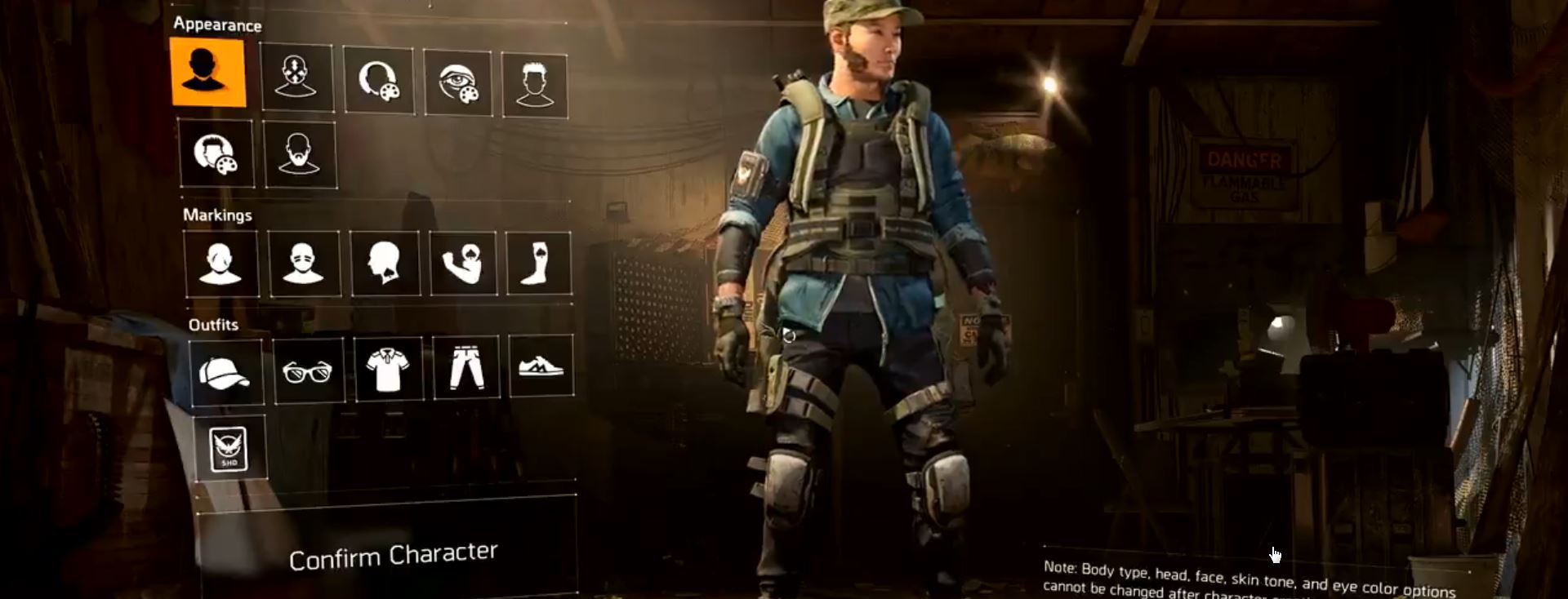The Division 2 présente la création et personnalisation du personnage