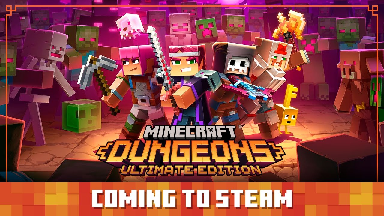 Minecraft Dungeons : le Hack'n slash made in Mojang débarque sur Steam