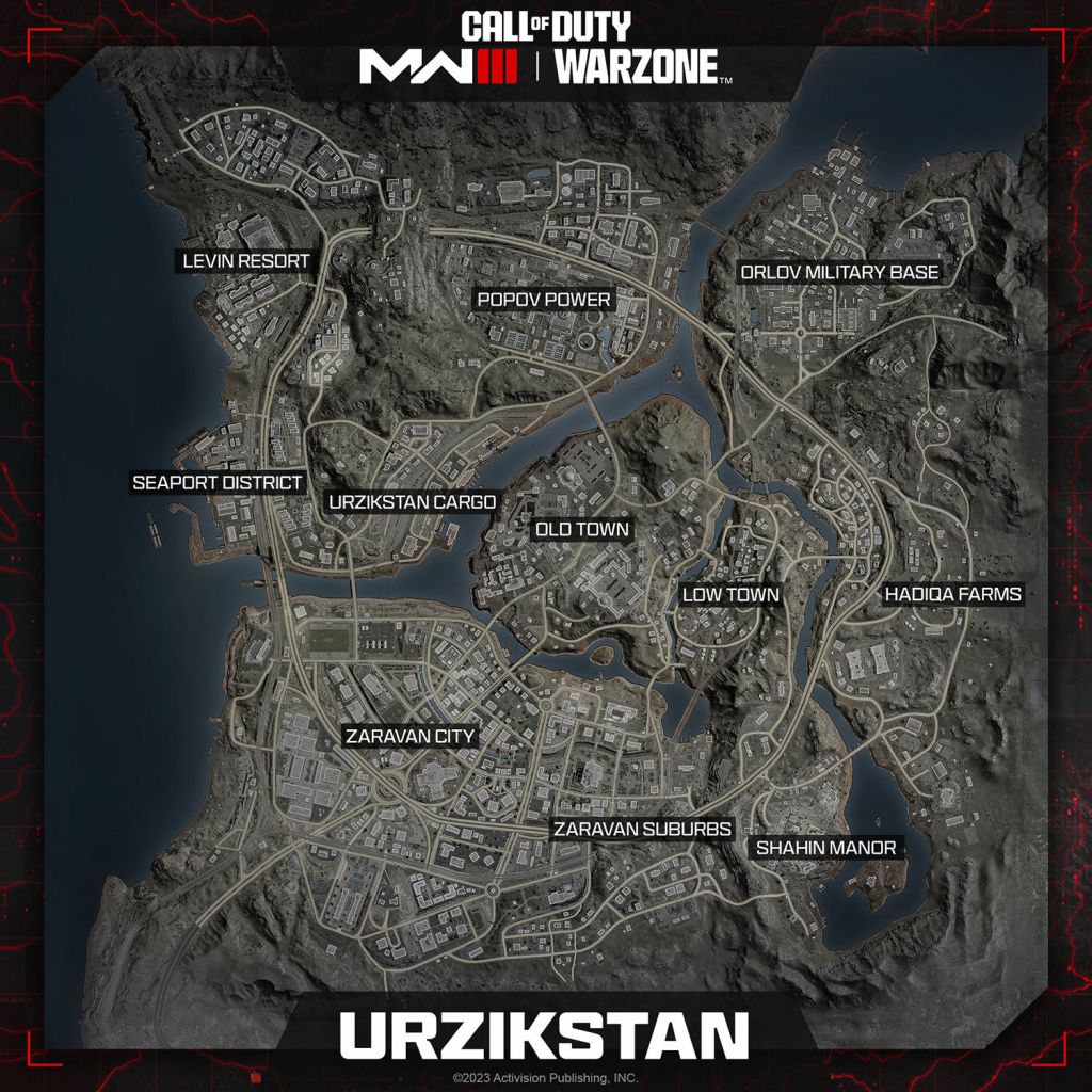 Warzone 3 : voici l'énorme nouvelle map, les nouveautés et points d'intérêt