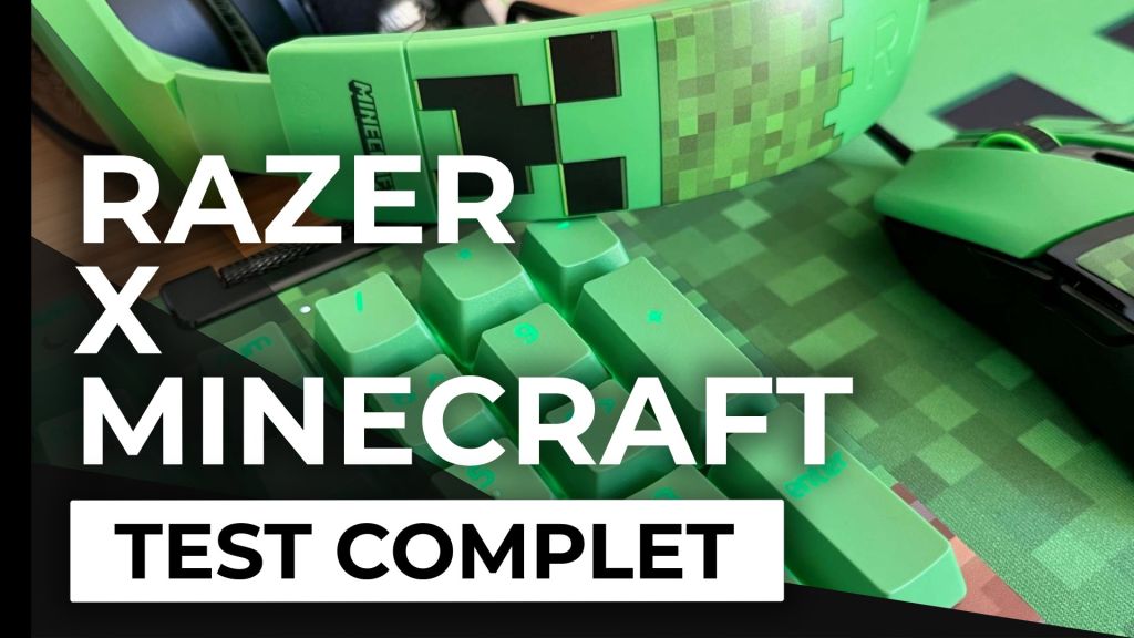 Test - Razer x Minecraft collection - Quatre périphériques aux couleurs ...