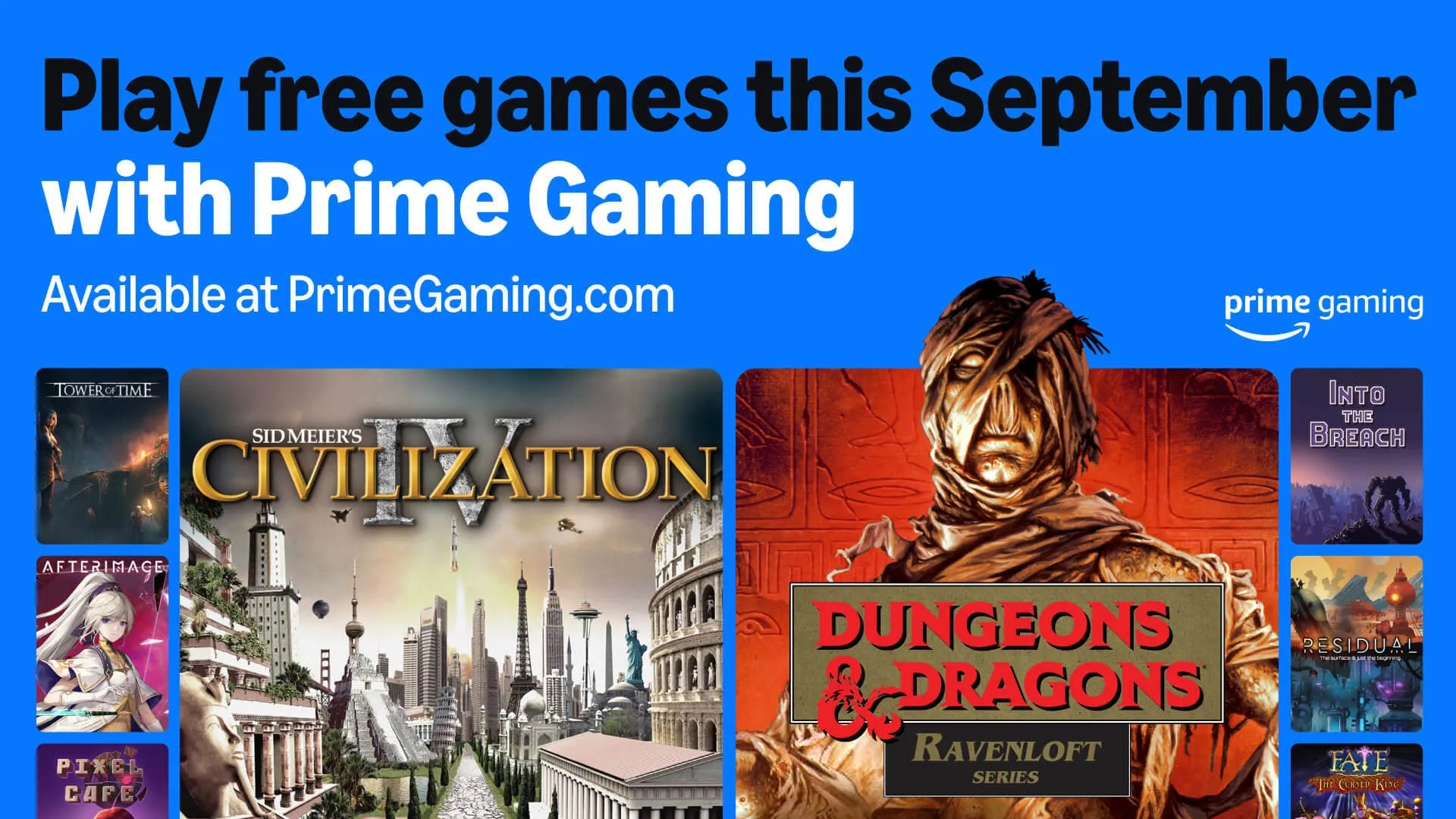 Amazon Prime Gaming septembre 2025 : voici les 11 jeux offerts ce mois-ci