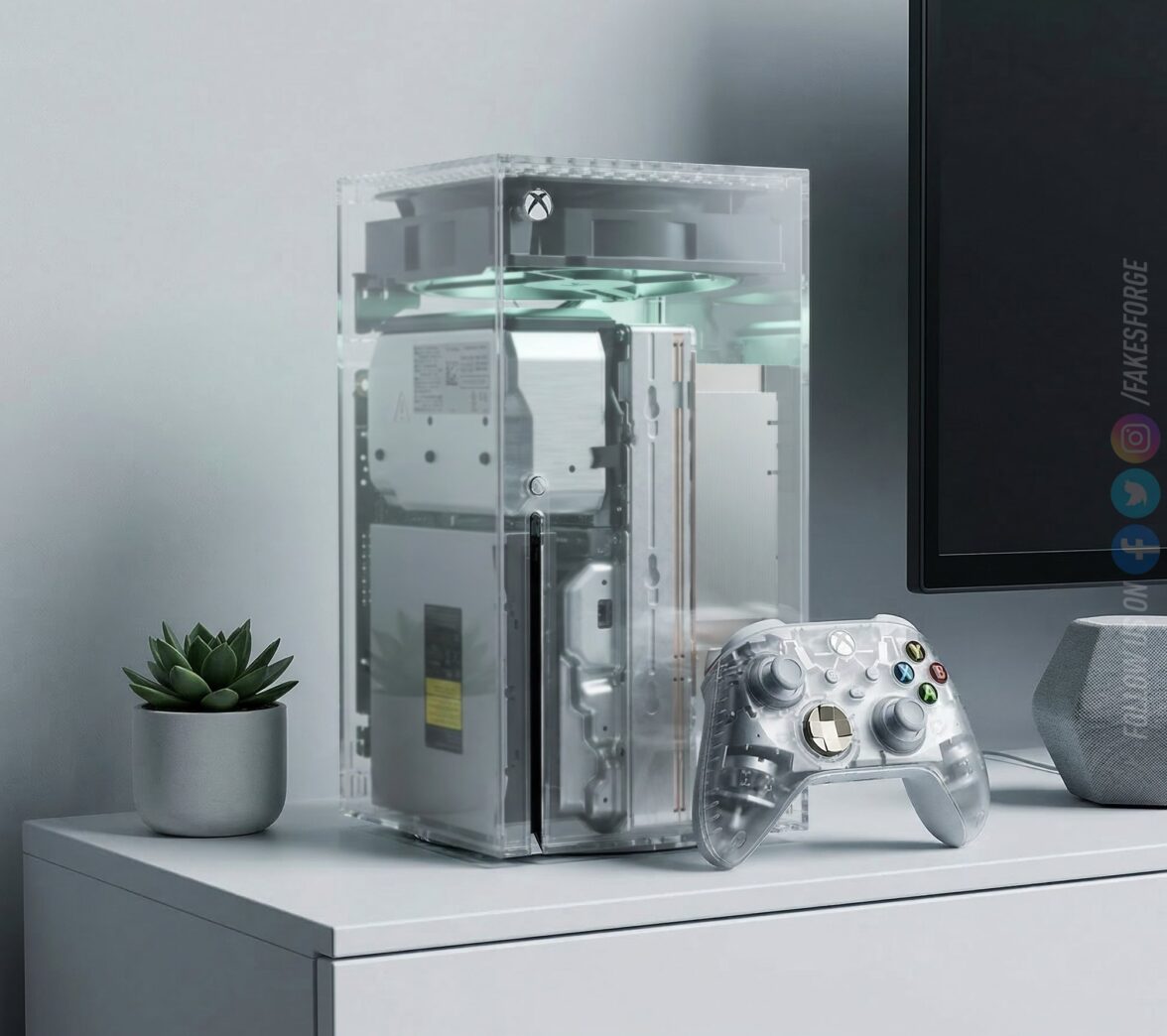 Xbox Series X transparente : un fan imagine une édition spéciale pour ...
